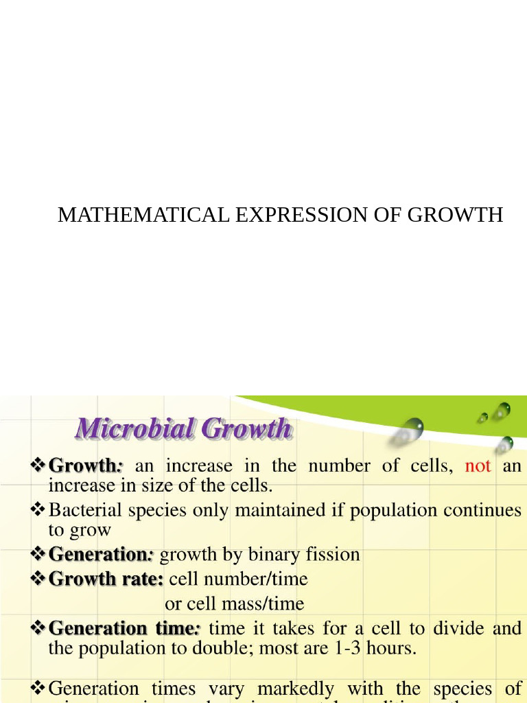 Mathematical Growth Expressions Explained | PDF