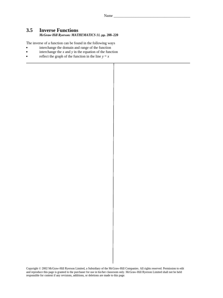 Inverse Functions Practice | PDF | Function (Mathematics) | Functions And Mappings