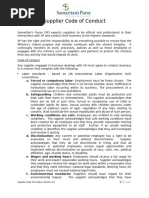 Bayer Supplier Code of Conduct Overview | PDF | Supply Chain | Employment