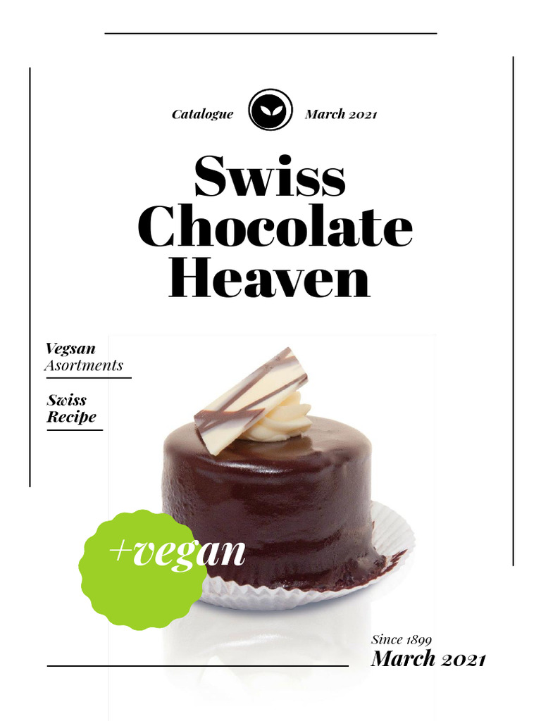Swiss Chocolate Catalogue 2021 | PDF