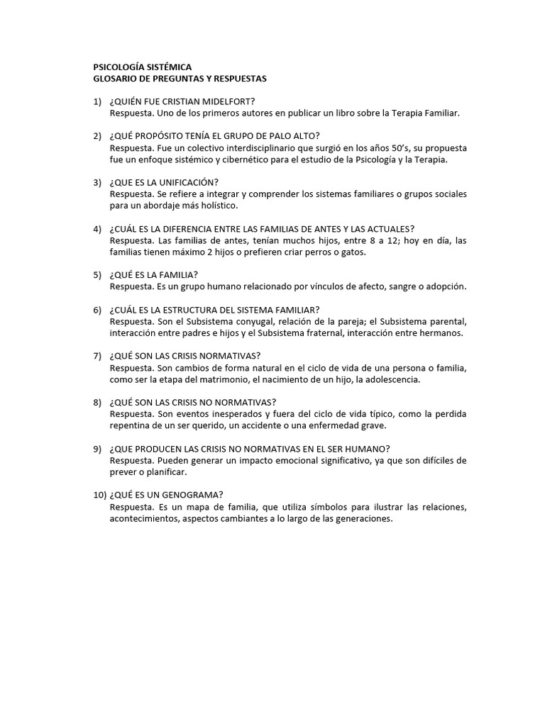 Glosario 10 Preg. | PDF