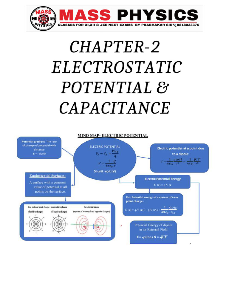 Electrostatic Potential & Capacitance | PDF