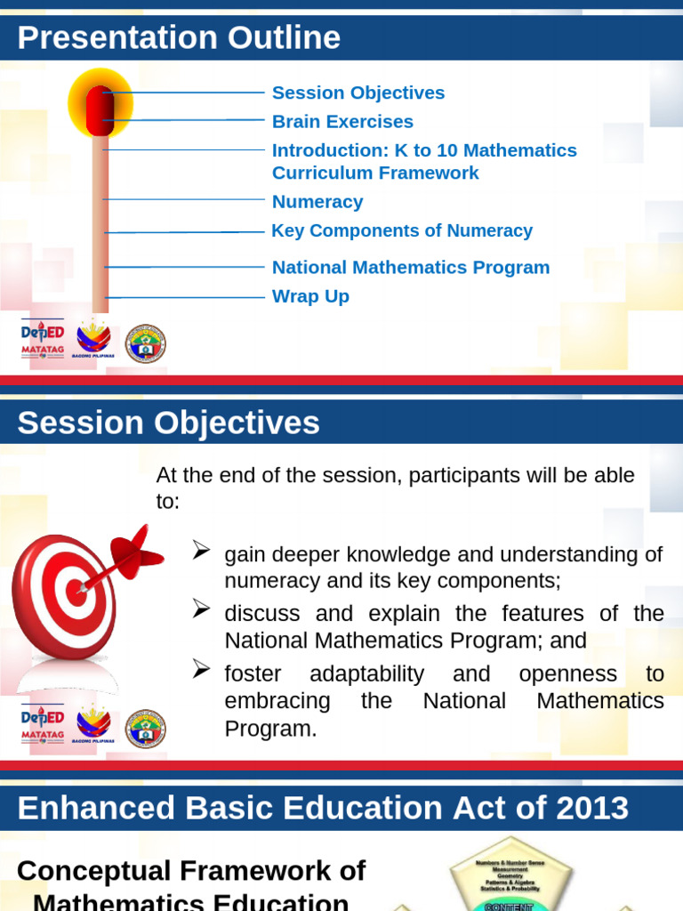 Mathematics For All The Role of Numeracy in National Math Program | PDF ...