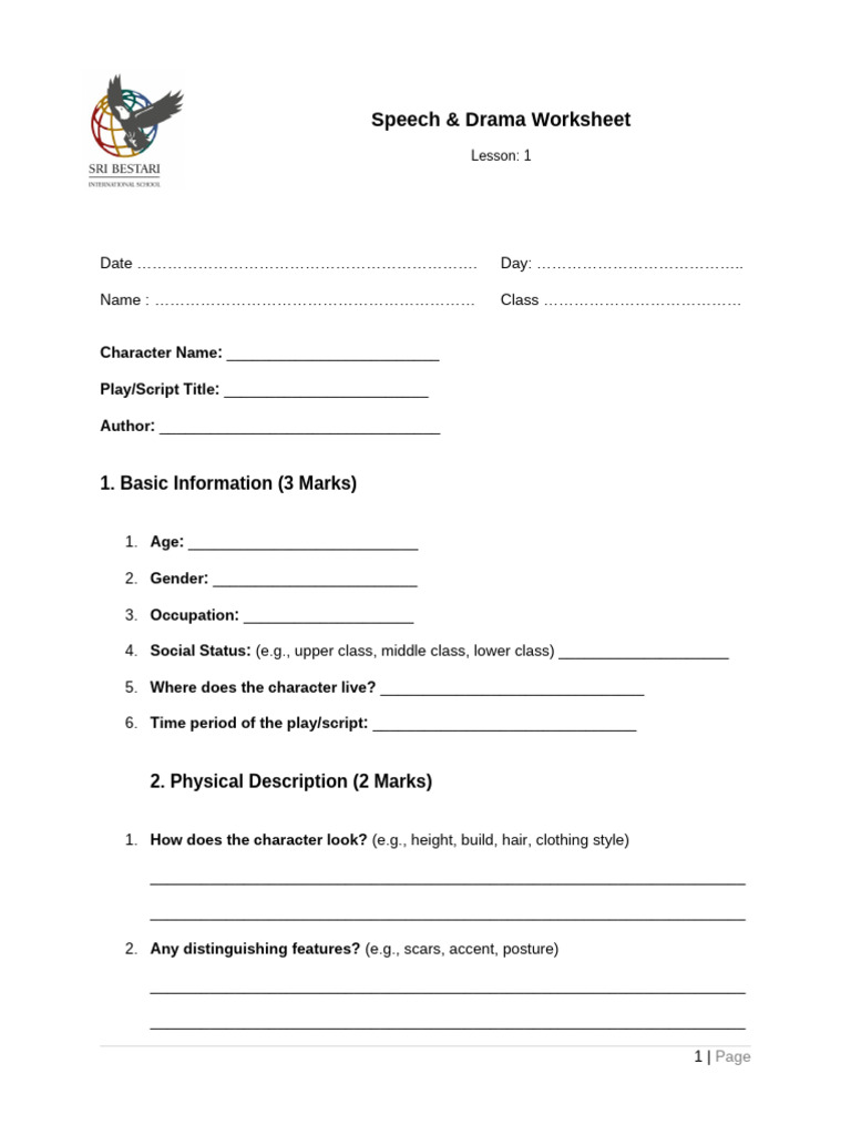 Character Analysis Monologue | PDF | Emotions | Psychology