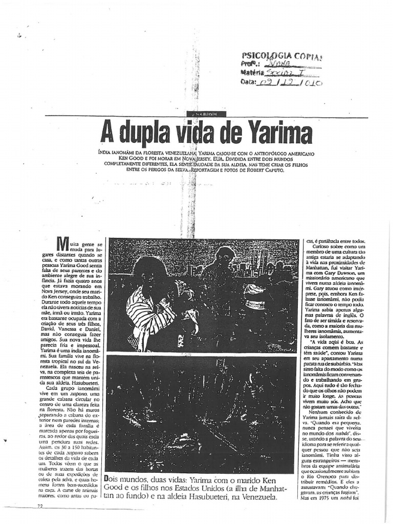 Complementar a Dupla Vida de Yarima | PDF