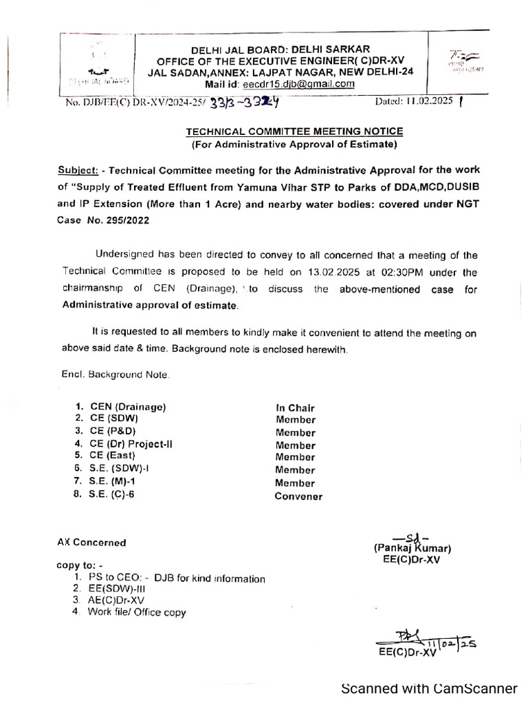 TC Meeting Notice | PDF