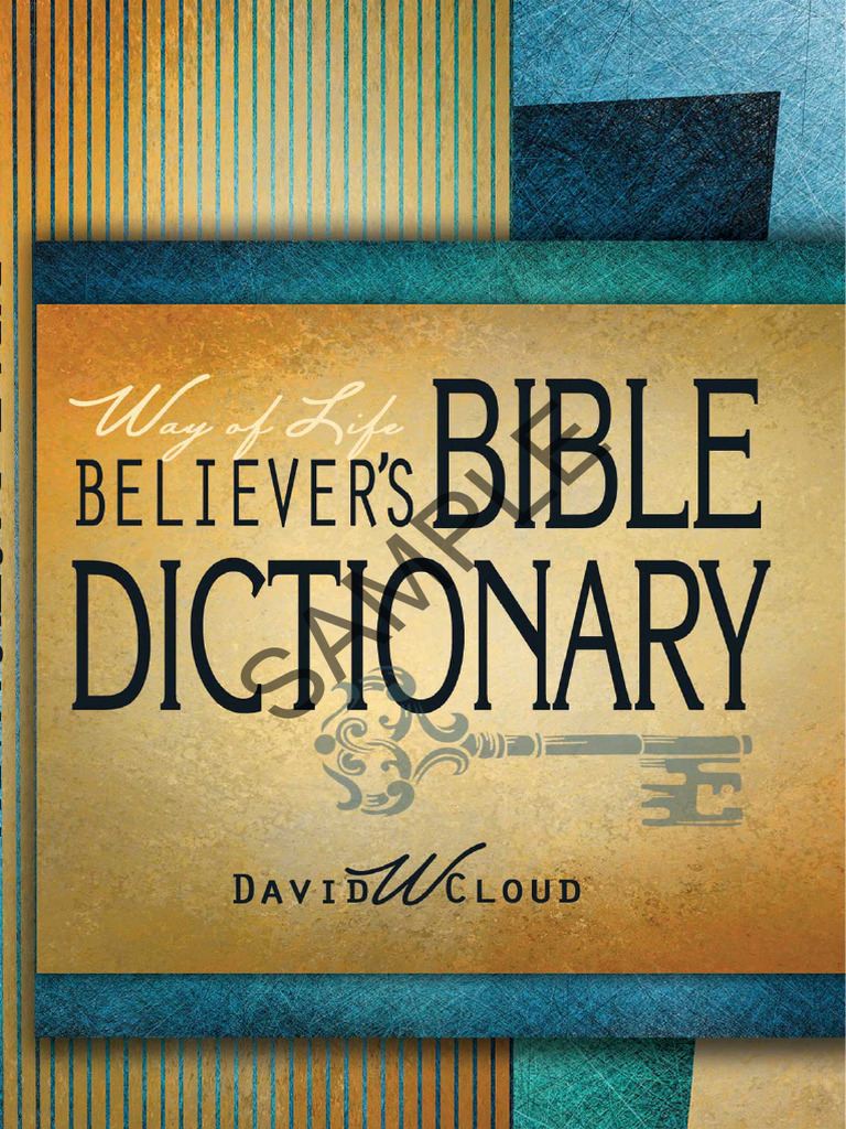 Believer's Bible Dictionary Overview | PDF | Aaron | Camel