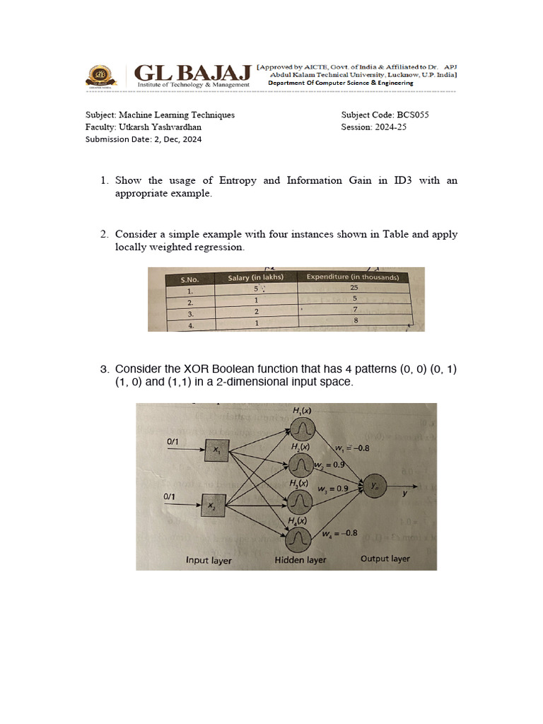 Assignment-3 (MLT) | PDF Assignment-3 (MLT) | PDF