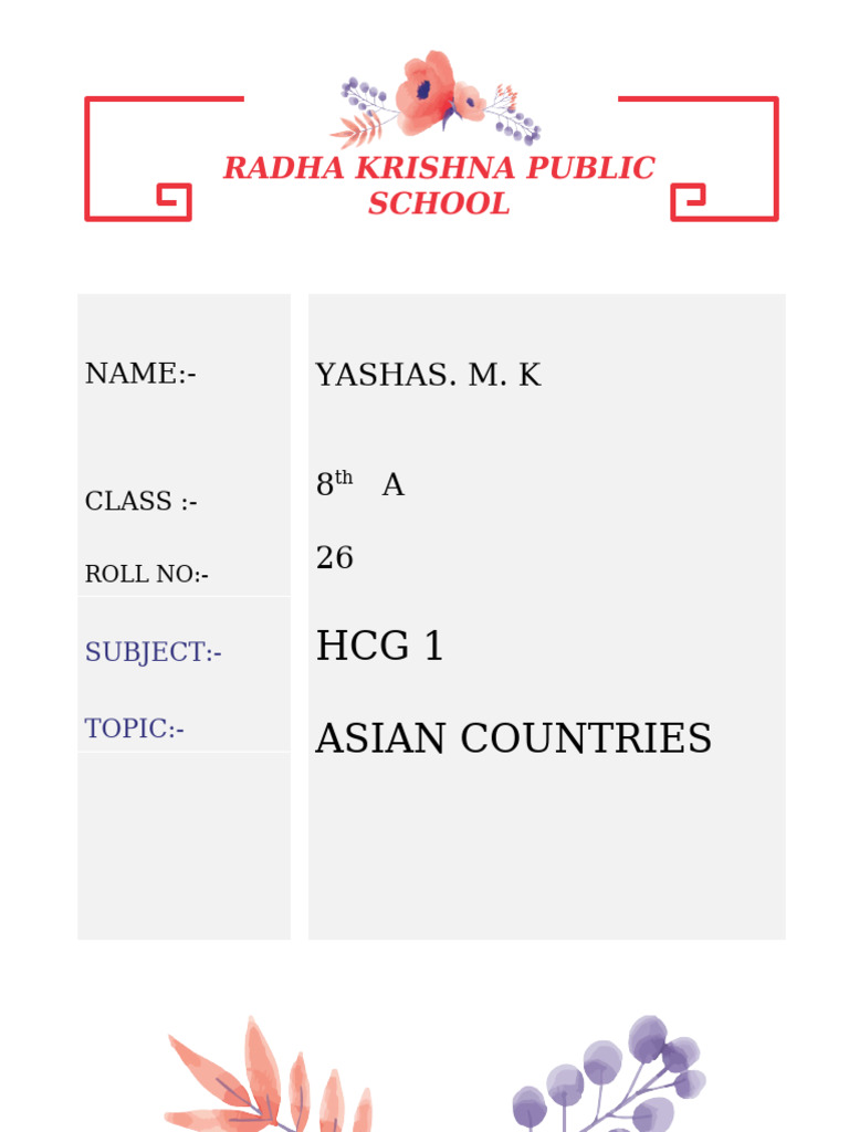 Fasian Countries | PDF