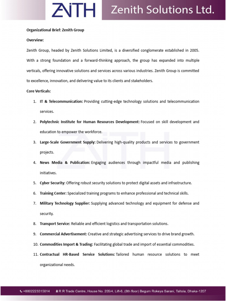 ZSL SHORT BRIEF | PDF | Human Resources | Innovation