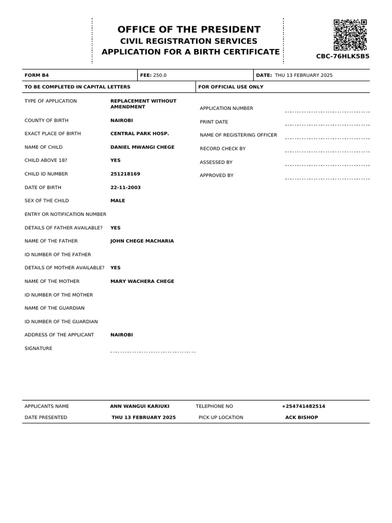CBC-76HLK5B5-B4 Form | PDF