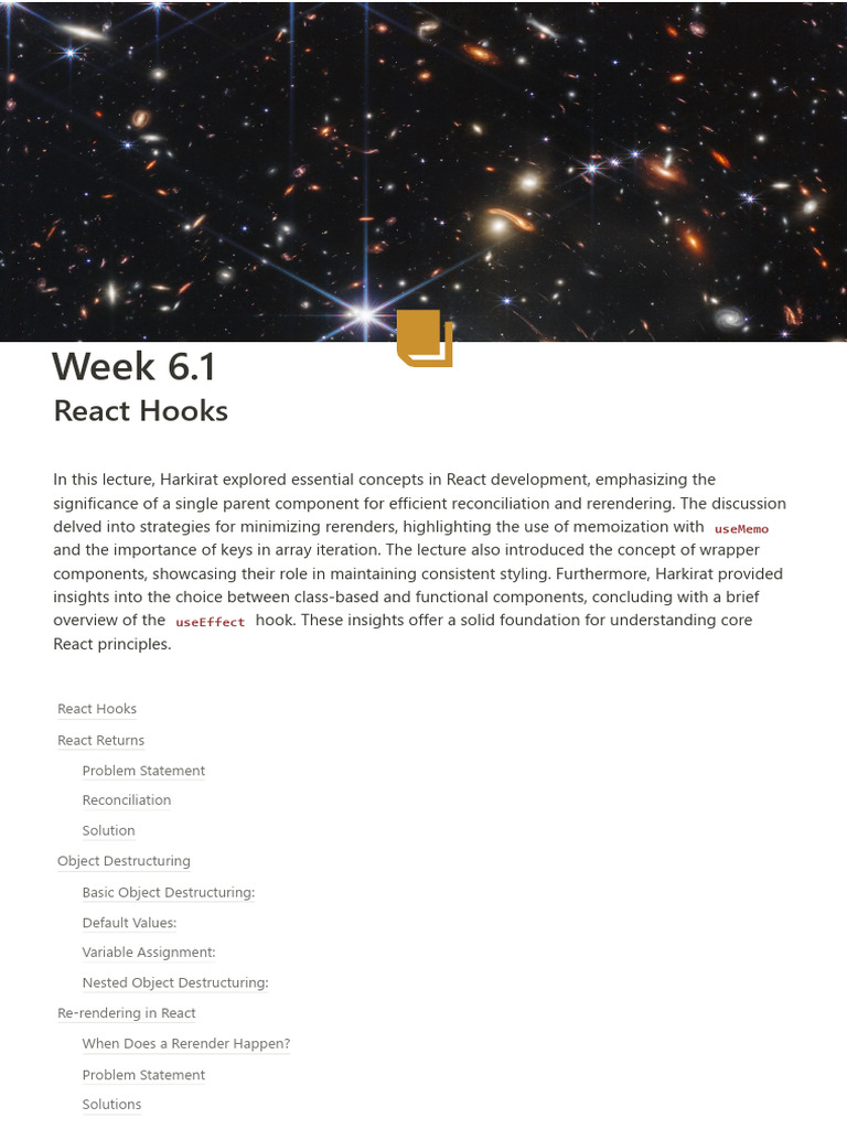 Notes 61 React Hooks Pdf Computer Science Computer Programming