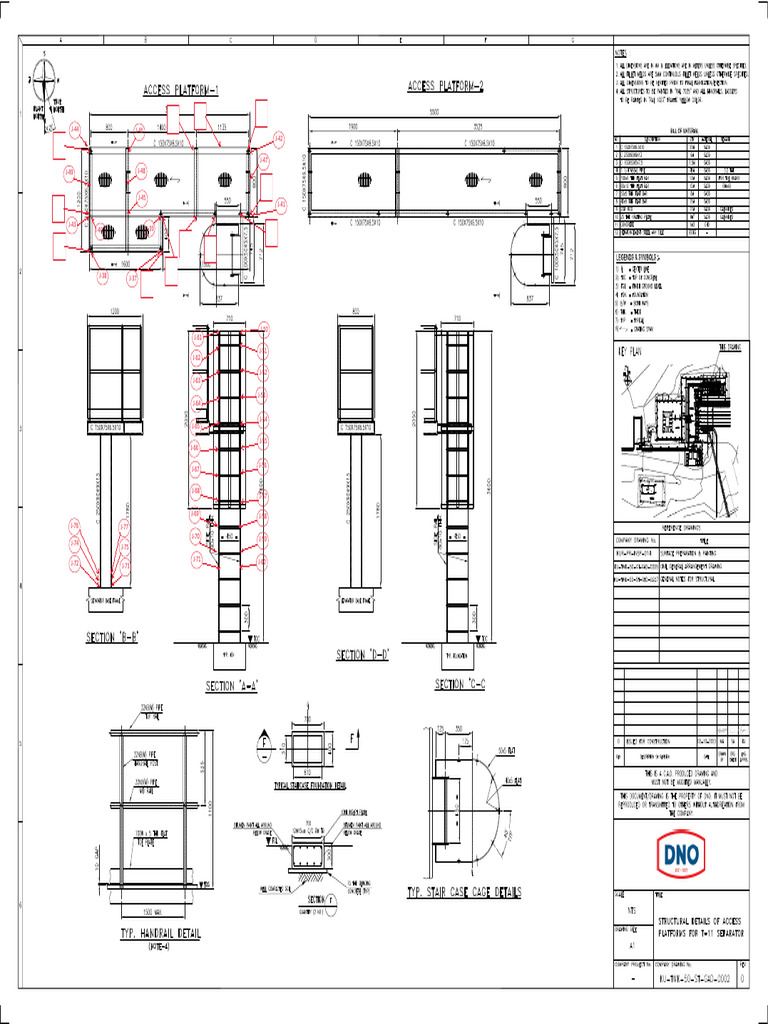 Weld Map updated-KU-TWK-50-ST-GAD-0002_0_STRUCTURAL DETAILS OF ACCESS PLATFORMS FOR T-11 ...