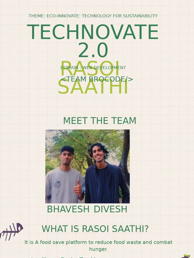 Technovate 2.0 Rasoi | PDF | Databases | Software