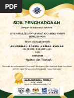 Sijil Penghargaan (Ajk) | PDF