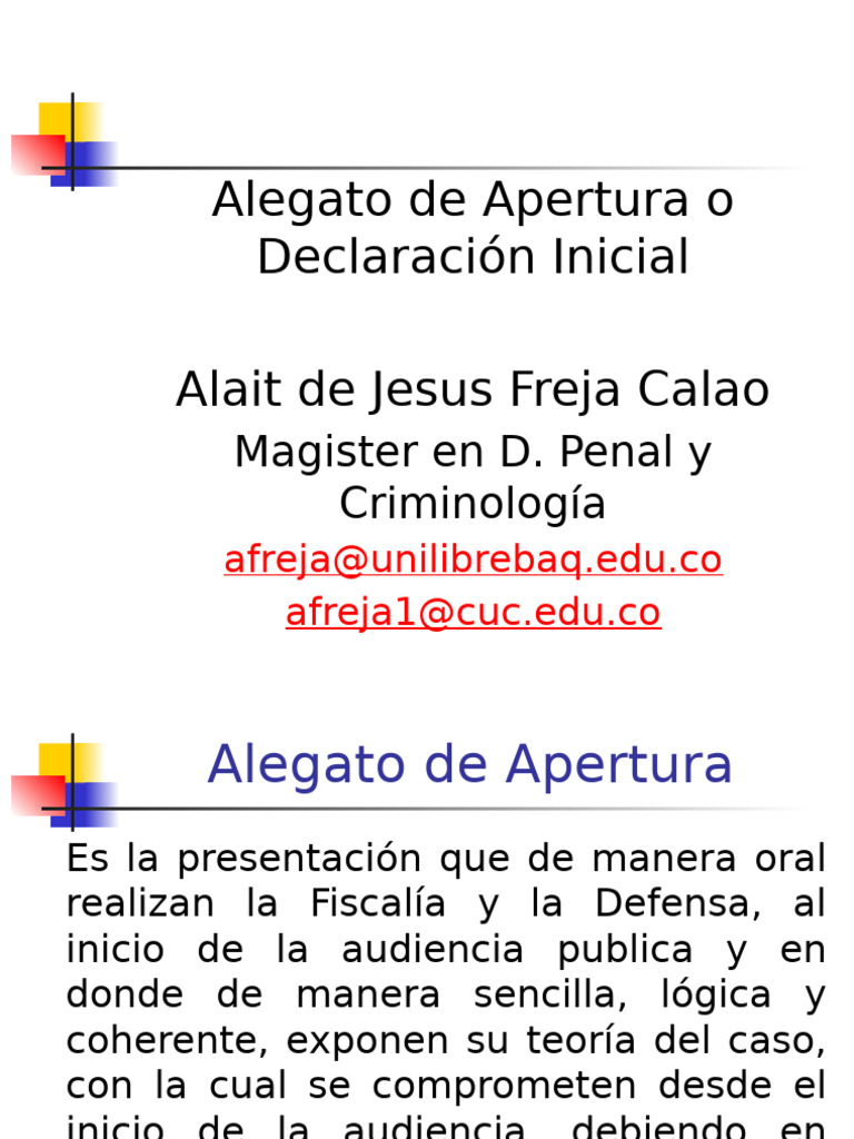 05 ALEGATO DE APERTURA | PDF