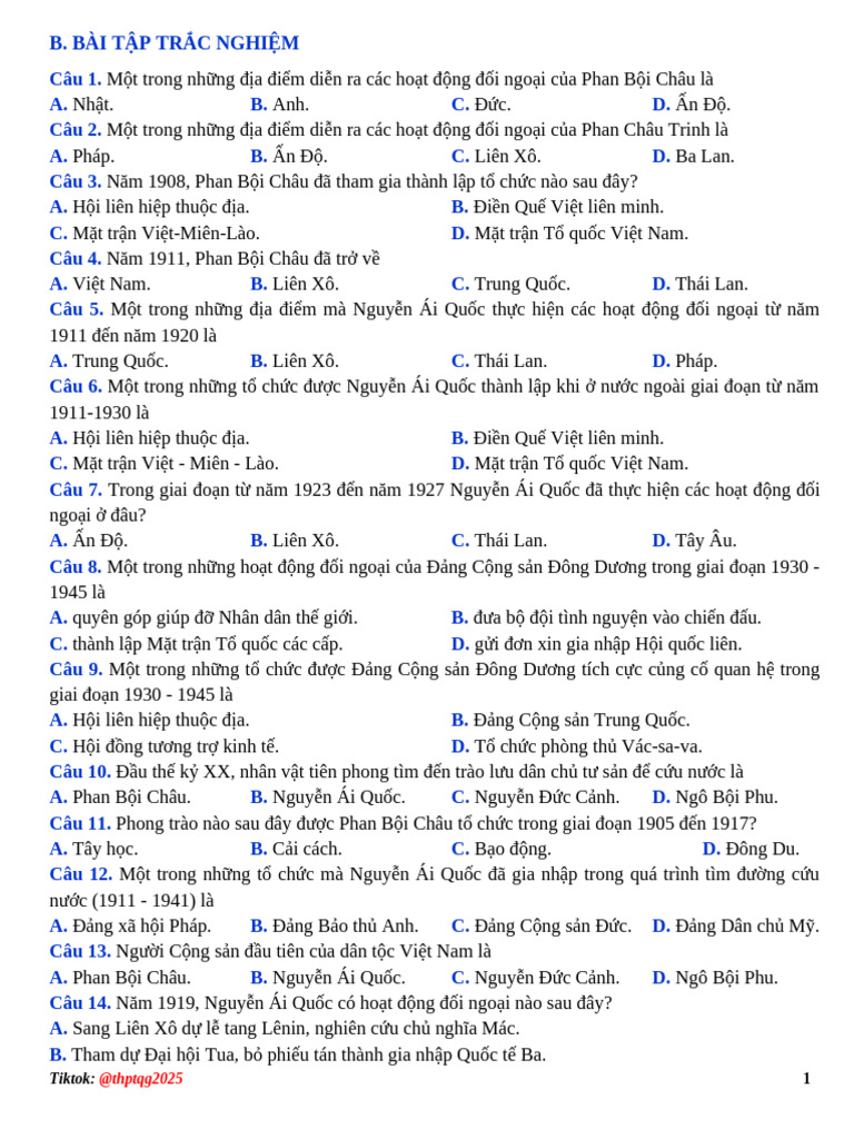 (Ls12) - Bài 12. Hoạt Động Đối Ngoại Của Việt Nam Trong Đấu Tranh Giành ...