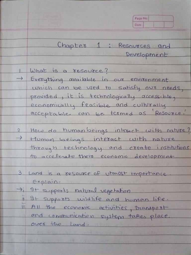 Geography,, Notes,, Class 10 TH | PDF