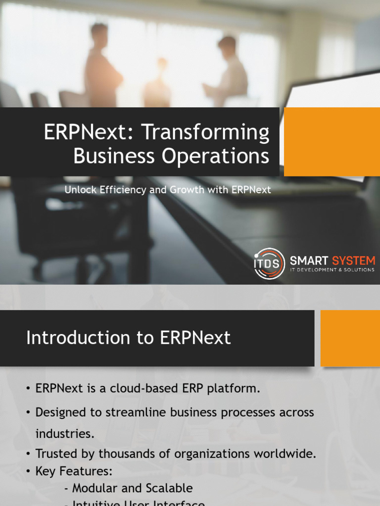 ERPNext Overview and Implementation | PDF | Enterprise Resource Planning | Business