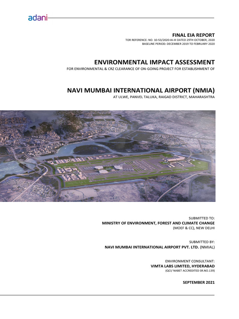 Nmia Eia Report 2021 | PDF | Airport | Earth Sciences