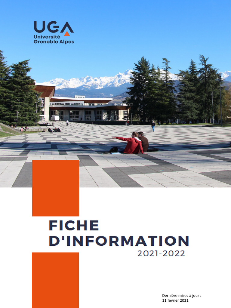 Informations sur les échanges UGA | PDF | Logement | Visa (Document)