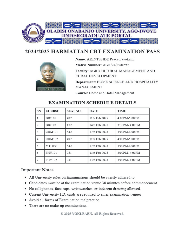 Examination Pass ? | PDF