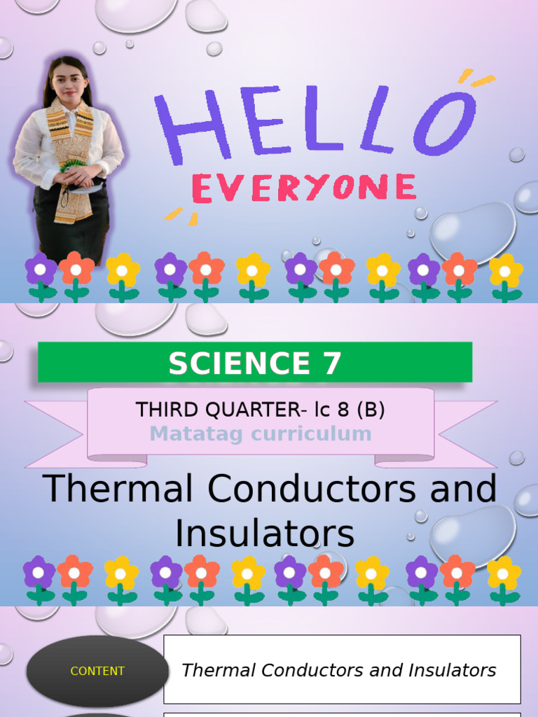 Thermal Conductors and Insulators Explained | PDF | Thermal Insulation ...