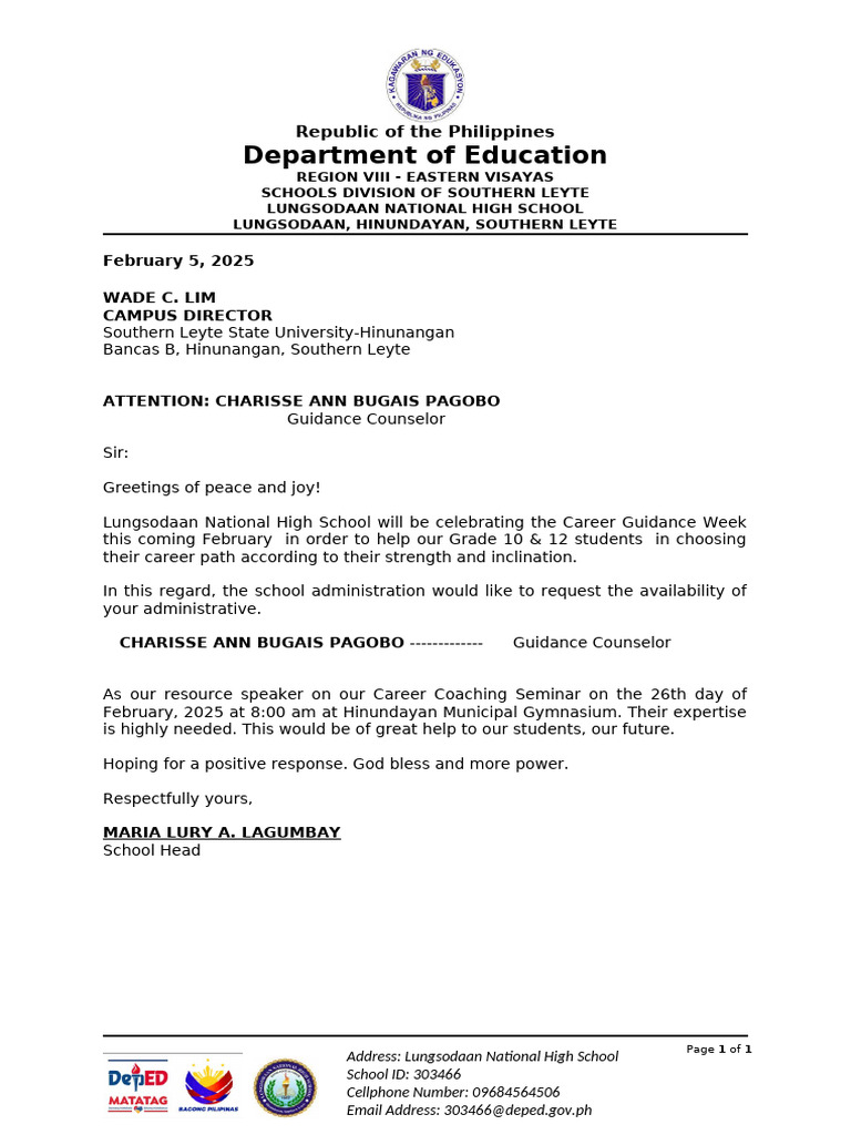 Letter Speaker | PDF