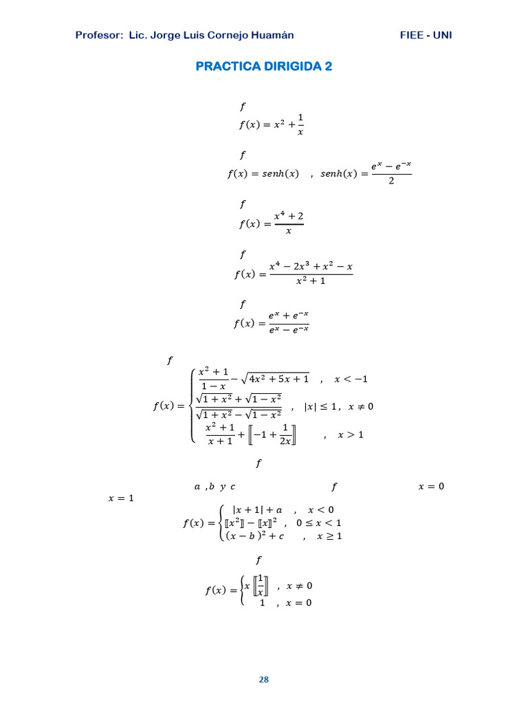 Practica Dirigida 2 (Bma01m) | PDF