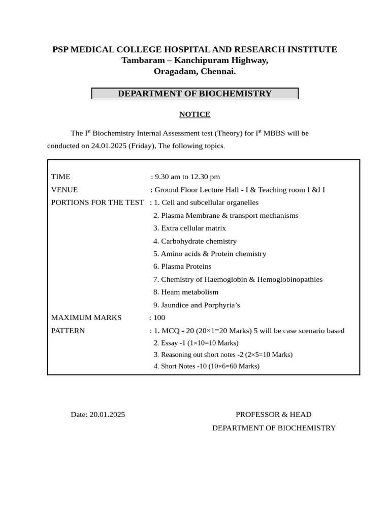 PSP MEDICAL COLLEGE HOSPITAL AND RESEARCH INSTITUTE | PDF