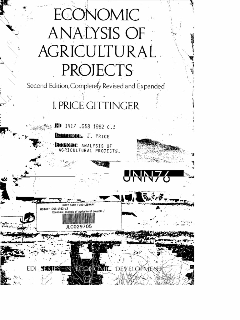 Economic Analysis of Agricultural Projects | PDF | Languages Of Asia ...
