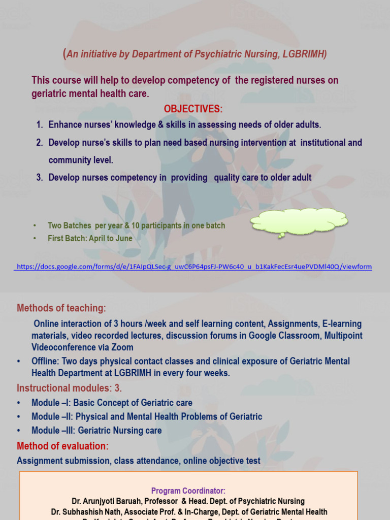 Geriatric Brochure Nursing | PDF