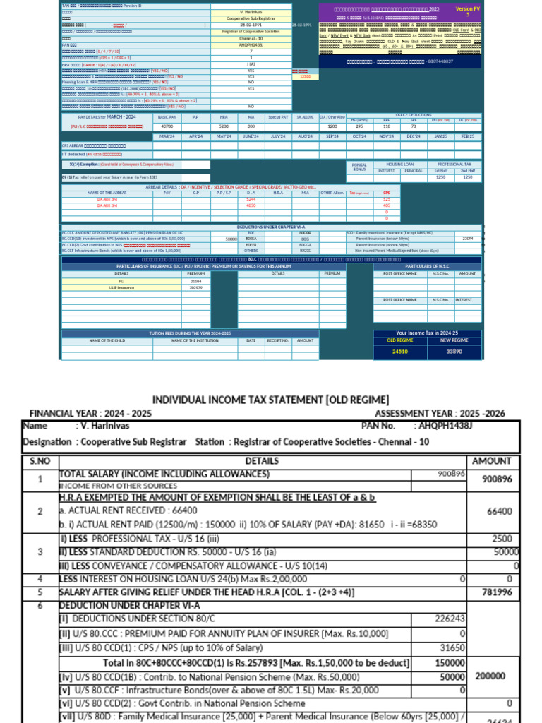 Hari It Calc 2024 25 Draft | PDF