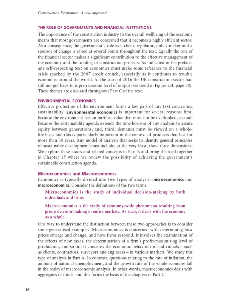 Introduction To Construction Management Part Two | PDF | Macroeconomics ...