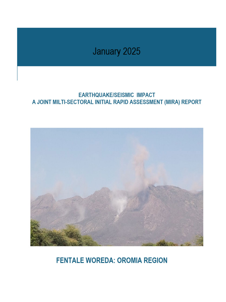 Seismic Emergency MIRA Assessment Report - OROMIA - 20012025 - Final ...