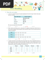 Class 4 Data Handling Worksheet | PDF