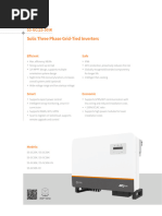 Solis 50kW Hybrid Inverter Datasheet | PDF | Electrical Grid | Power ...