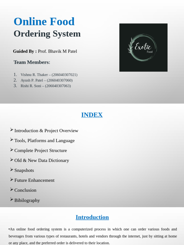 Food Ordering System Pdf Integer Computer Science Computing