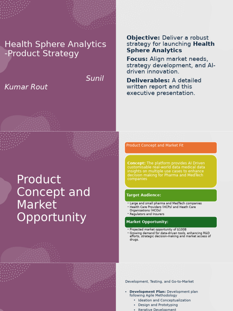 Health Sphere Analytics Strategy Overview | PDF | Artificial ...