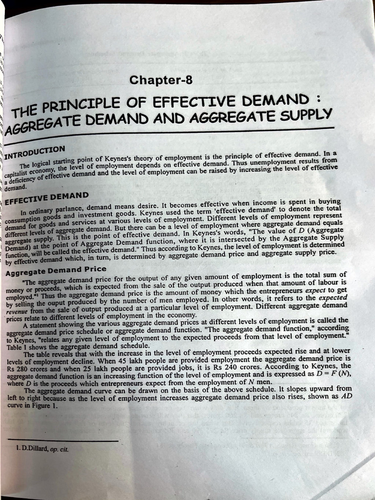Effective Demand | PDF | Aggregate Demand | Demand