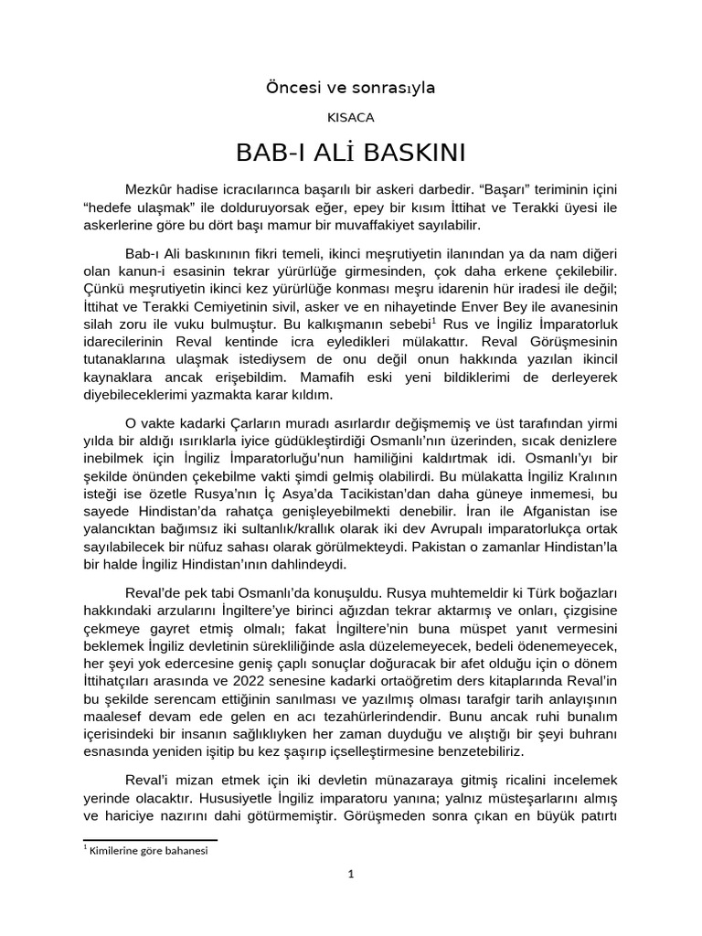 Babi Ali̇ | PDF