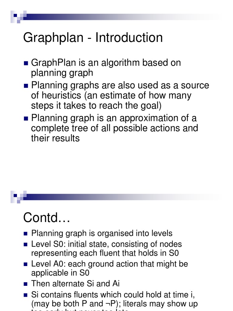Graphplan Introduction 1 | Download Free PDF | Algorithms | Teaching ...