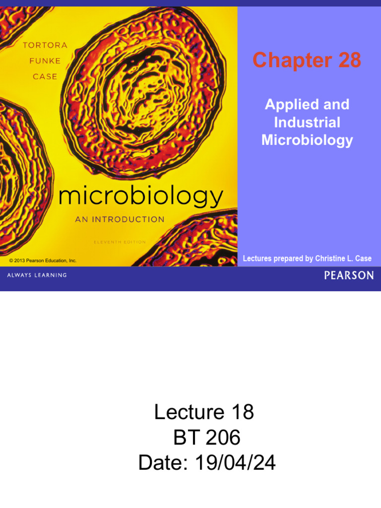 Lecture 18 - Applied and Industrial Microbiology | PDF | Fermentation ...
