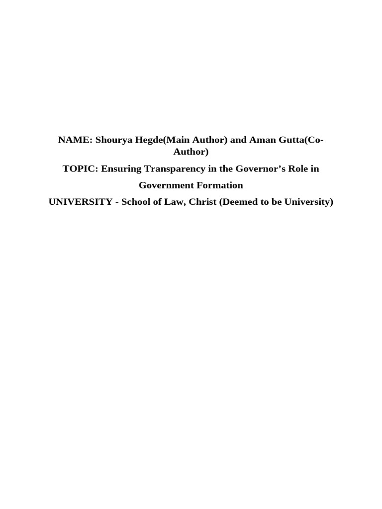Full Paper - Ensuring Transparency in The Governor's Role in Government ...