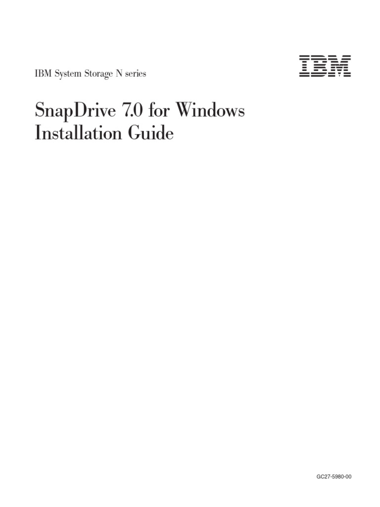 SnapDrive 7.0 Installation Guide for Windows | PDF | World Wide Web ...