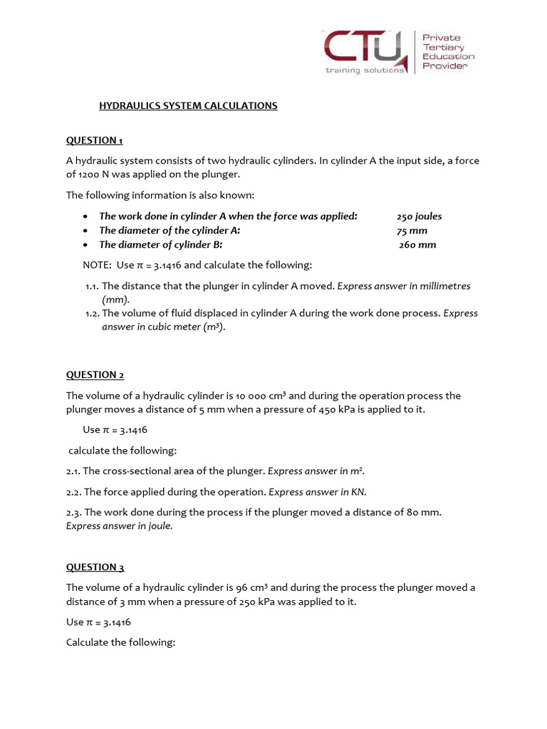 Questions Hydraulics | PDF