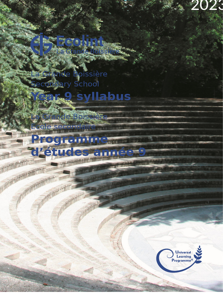 Year 9 Curriculum Guide 2023-24 | PDF | Educational Assessment | Human Communication