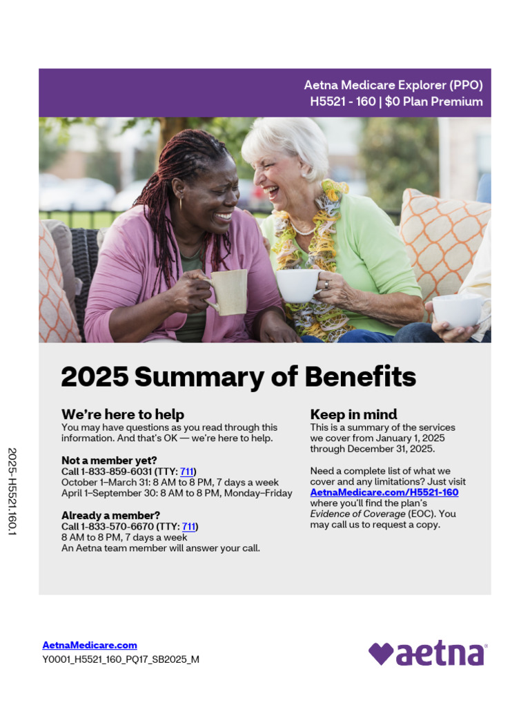 Summary Of Benefits (English) | PDF | Medicare (United States ...