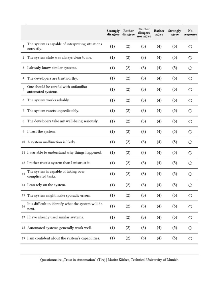 Trust-in-Automation | PDF | Cognition