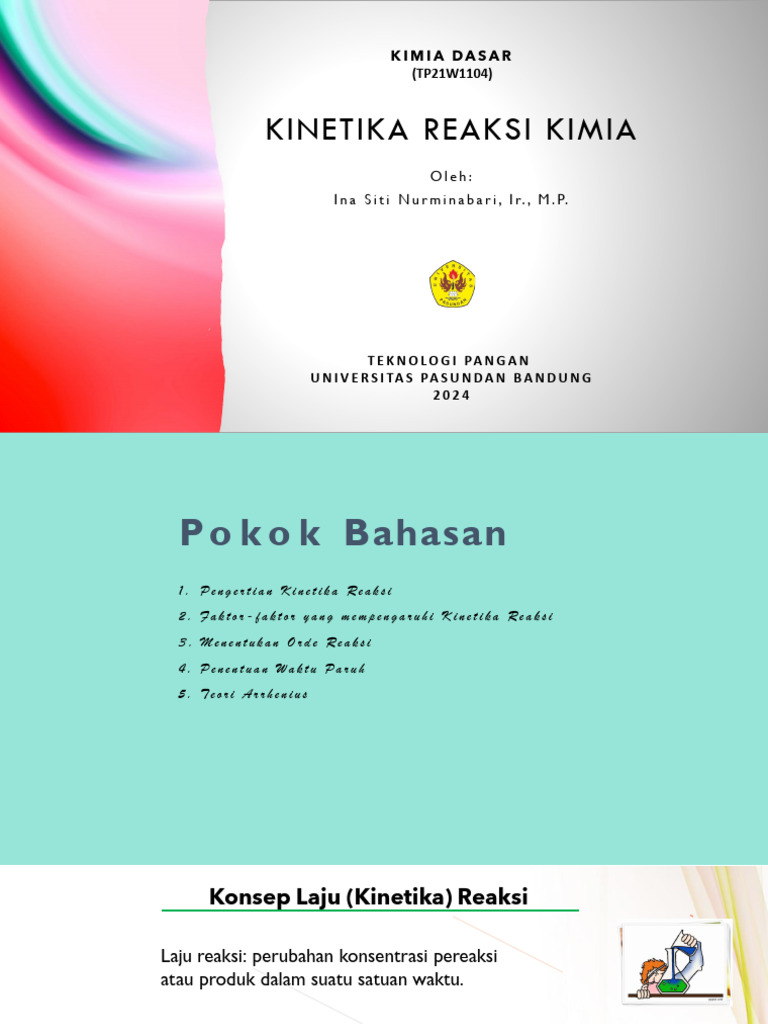 10 Kinetika Reaksi | PDF